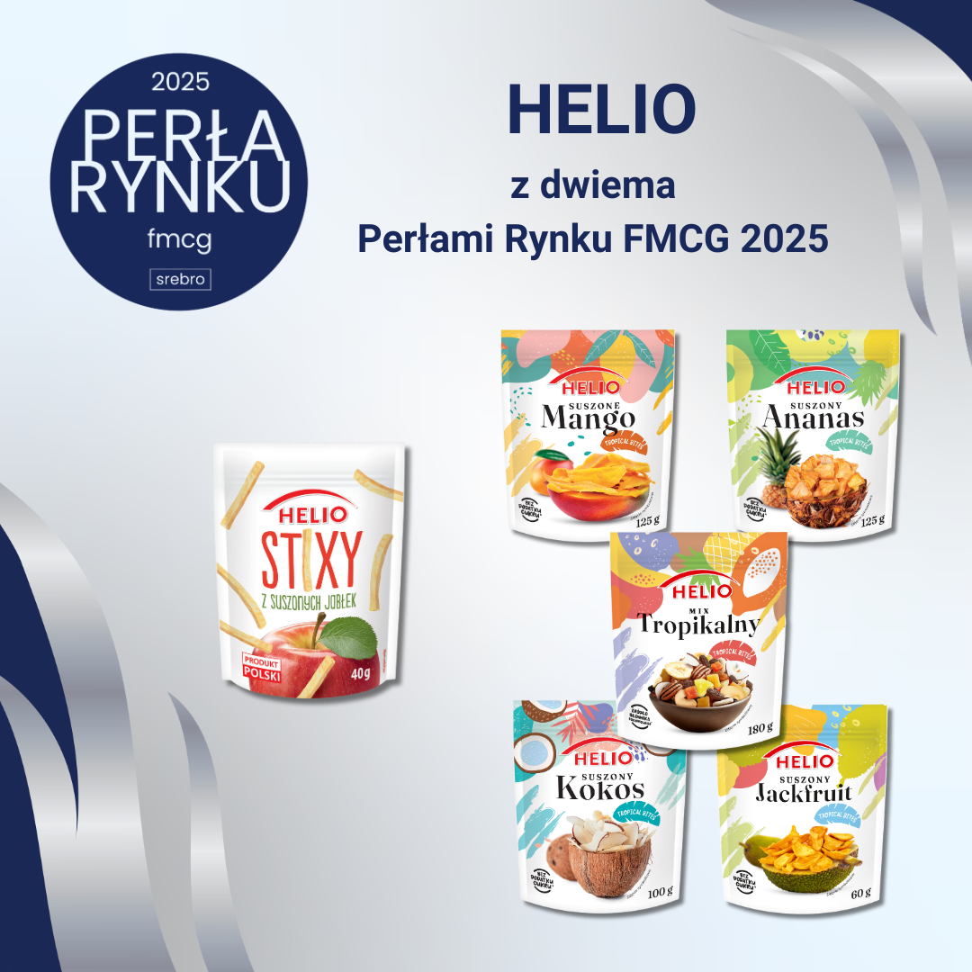 HELIO zdobywa aż dwie Srebrne Perły Rynku 2025 FMCG! - HELIO S.A.